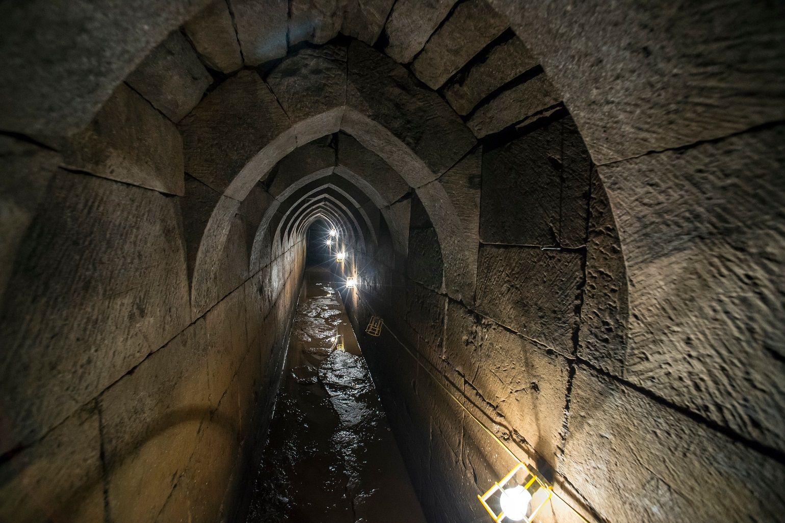 Secrets and songs based underground - Great Medieval Drain - Paisley.is