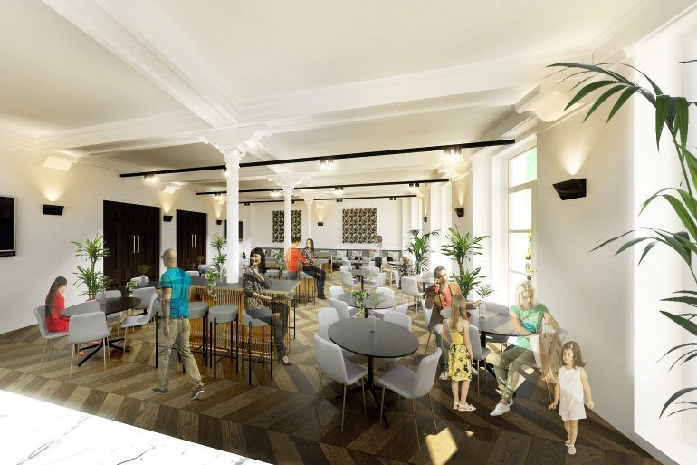 Paisley Town Hall - undergoing major refurbishment - Paisley.is