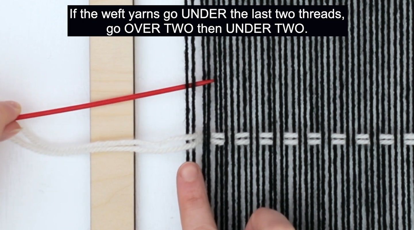 The Artisan's Institute - We are Weavers - Lesson 06 Hopsack Weave ...